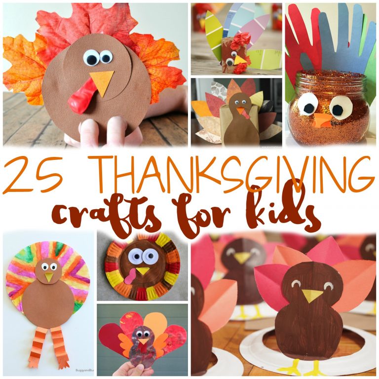 25 Easy Thanksgiving Crafts For Kids To Keep Them Busy Before Dinner