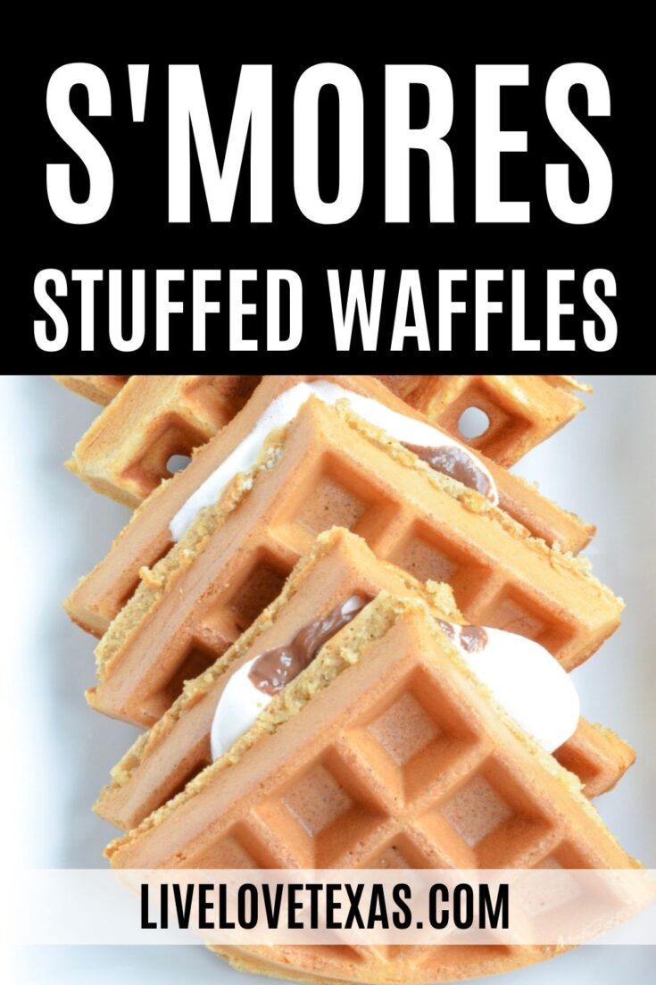 How to Make S'mores Waffles Recipe: Easy Waffle Sandwich